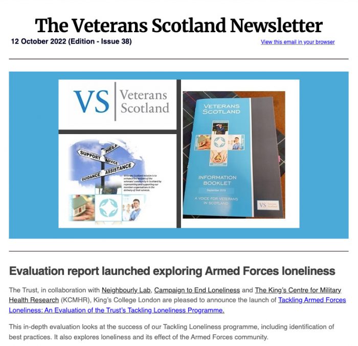 Veterans Scotland newsletter - Forces Children’s Education : Forces ...